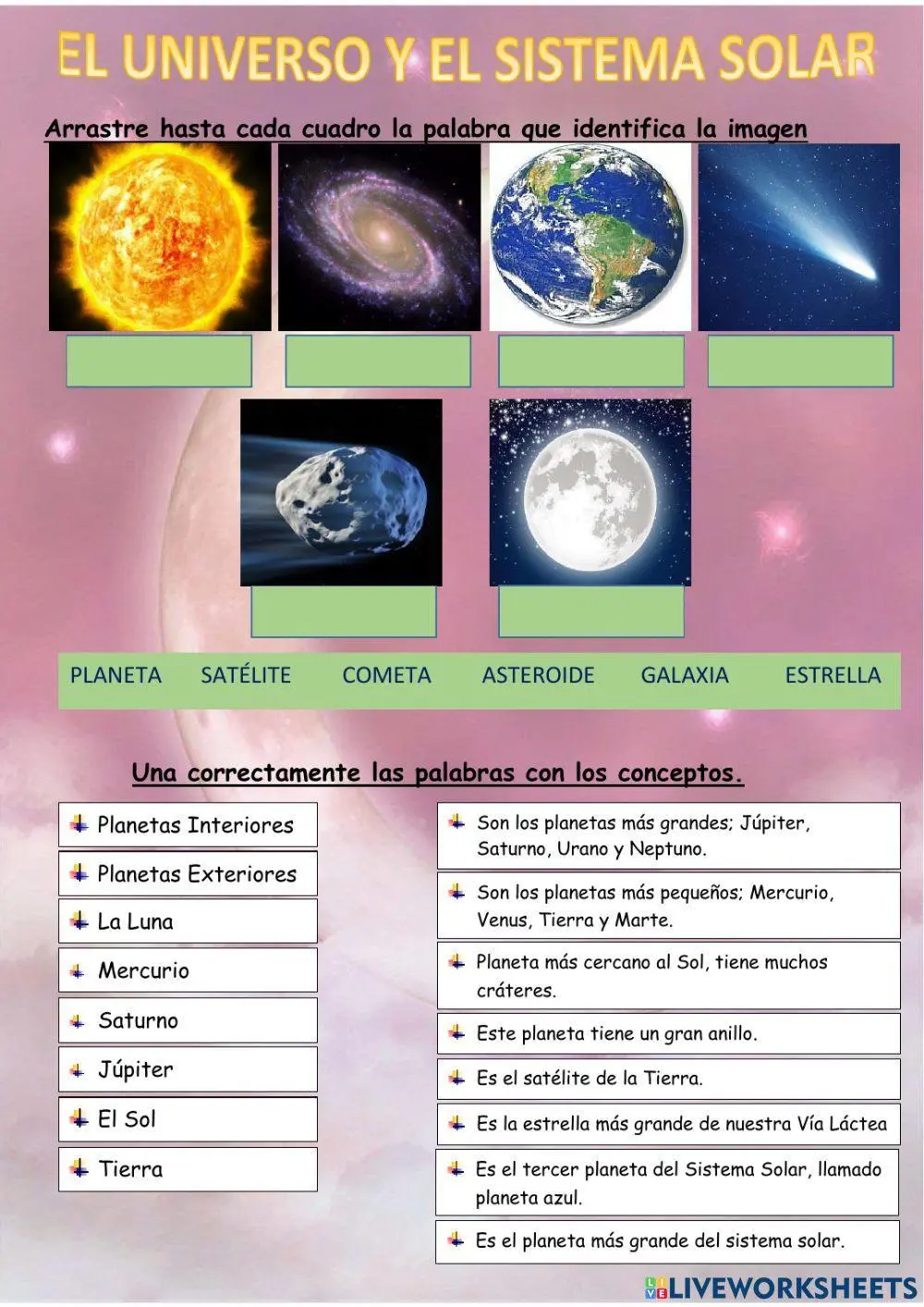 Actividades interactivas del universo: investigando el cosmos de forma ...